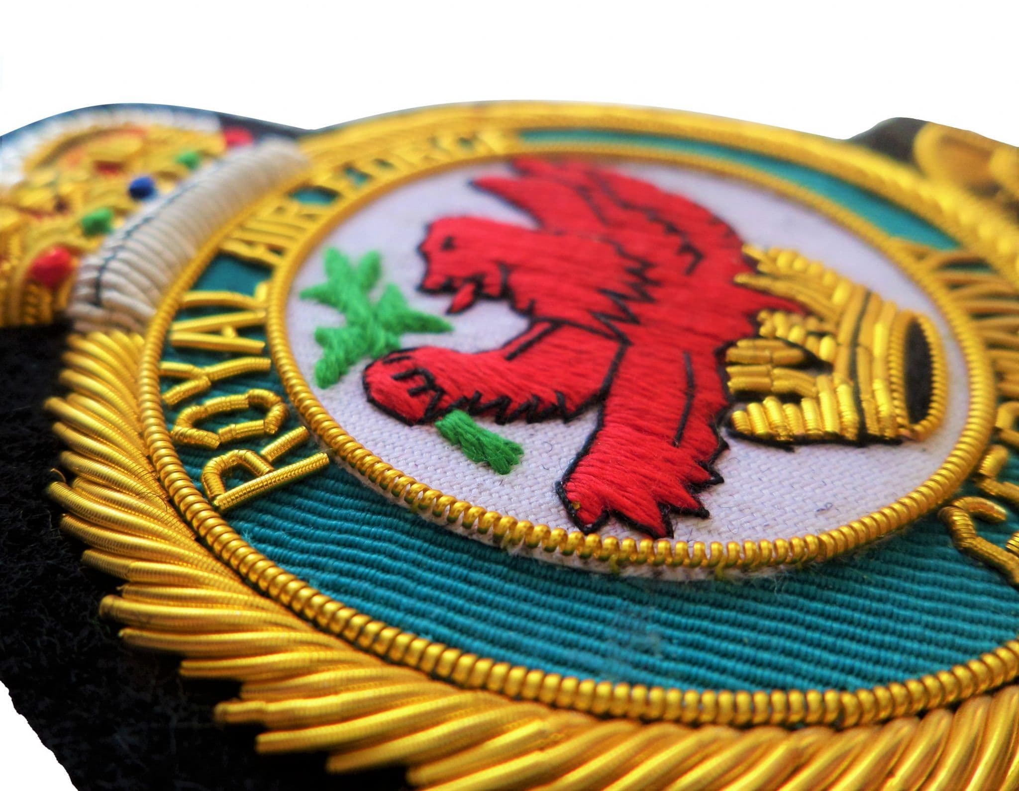 RAF Germany RAFG Command GOLD WIRED Blazer Embroidered Badge