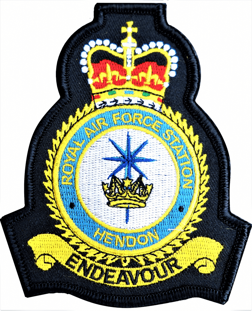 RAF Hendon Royal Air Force MOD Crest Embroidered Patch