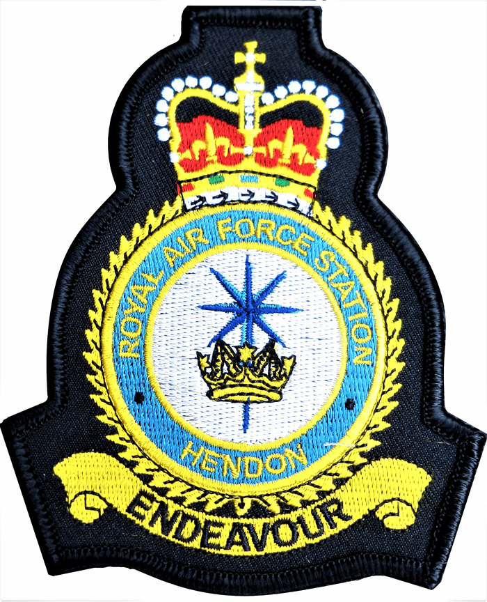 RAF Hendon Royal Air Force MOD Crest Embroidered Patch