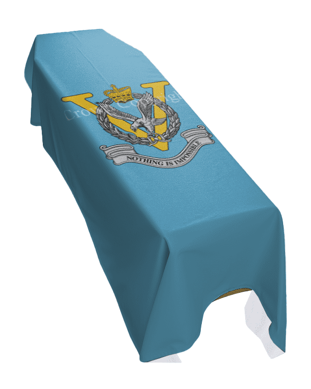 RAF JHC FLYING STATION ALDERGROVE PORTRAIT PREMIUM COFFIN DRAPE
