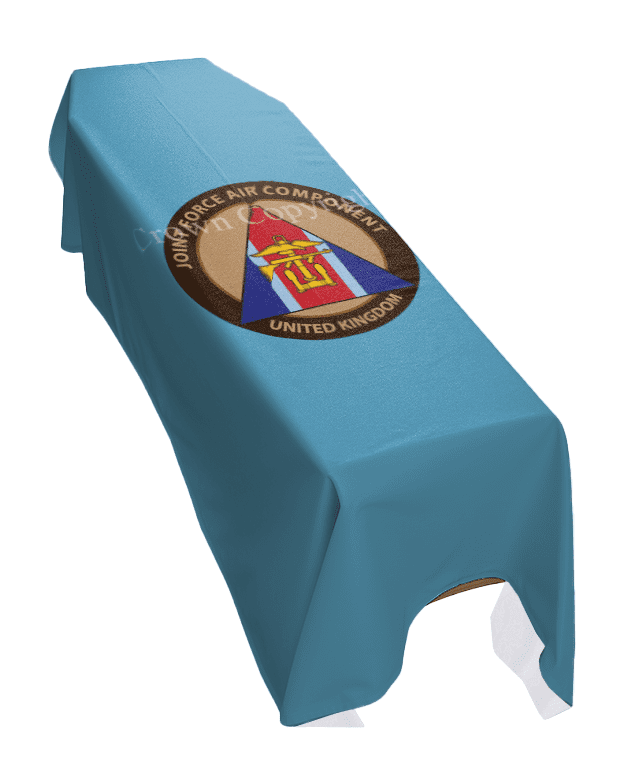 RAF JOINT FORCE COMPNENT JFAC PORTRAIT PREMIUM COFFIN DRAPE