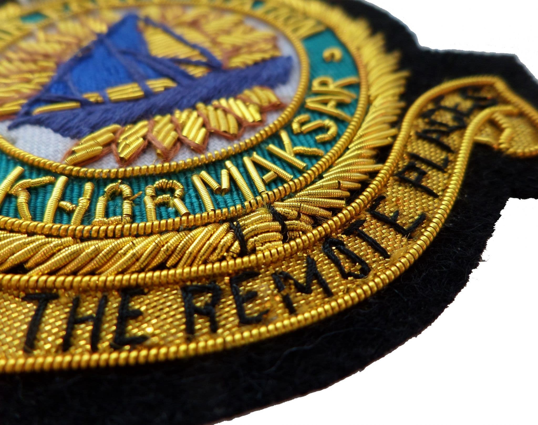 RAF Khormaksar Royal Air Force RAF Embroidered Blazer GOLD WIRED Patch