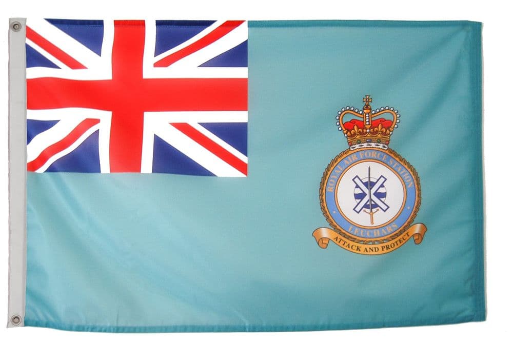 RAF Leuchars Royal Air Force Station Ensign Flag with Eyelets