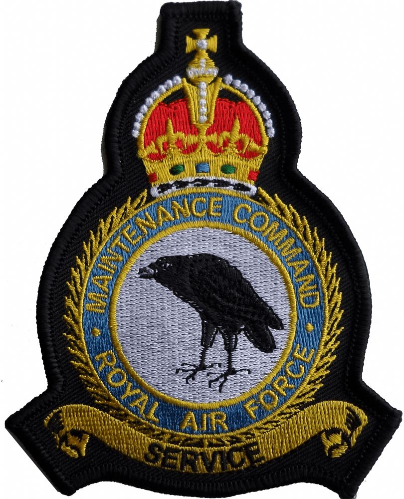 RAF Maintenance Command Royal Air Force MOD Crest Embroidered Patch