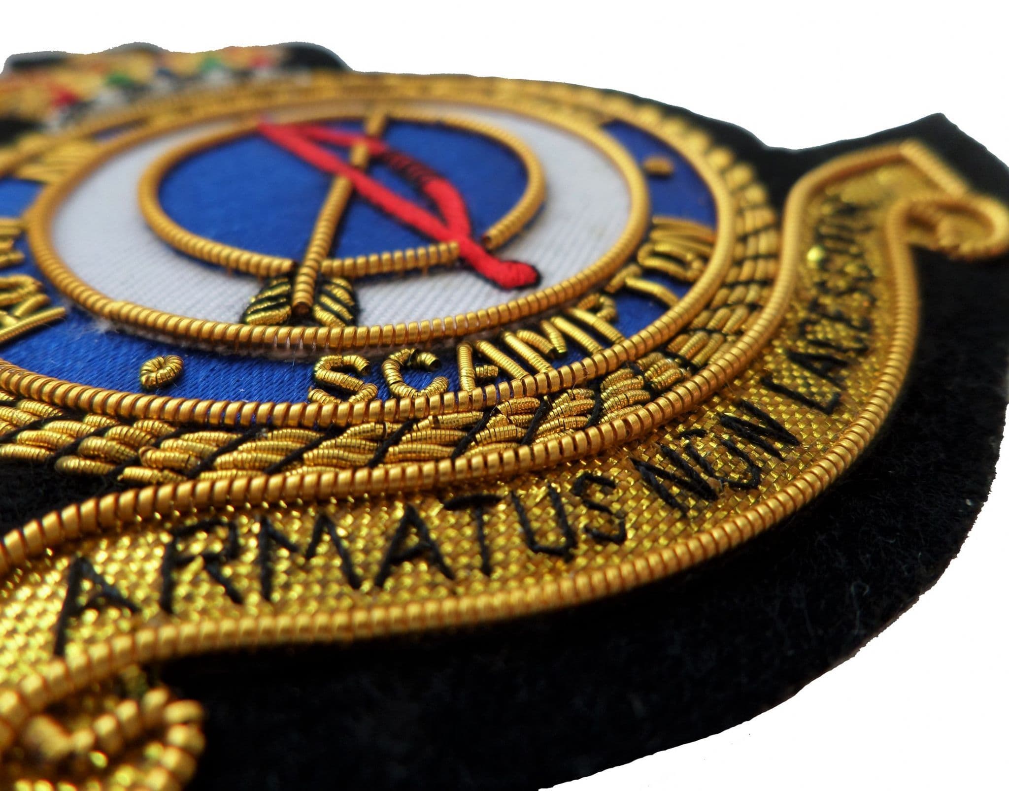 RAF Scampton Royal Air Force RAF Embroidered Blazer GOLD WIRED Patch