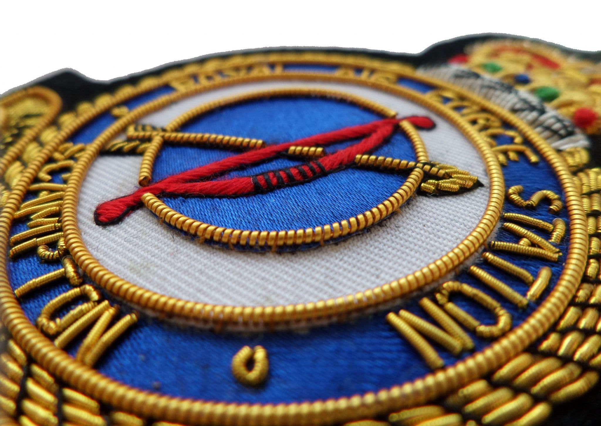 RAF Scampton Royal Air Force RAF Embroidered Blazer GOLD WIRED Patch
