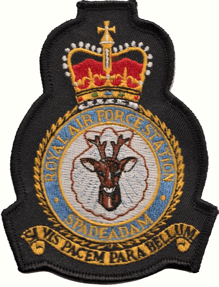 RAF Spadeadam Royal Air Force MOD Crest Embroidered Patch