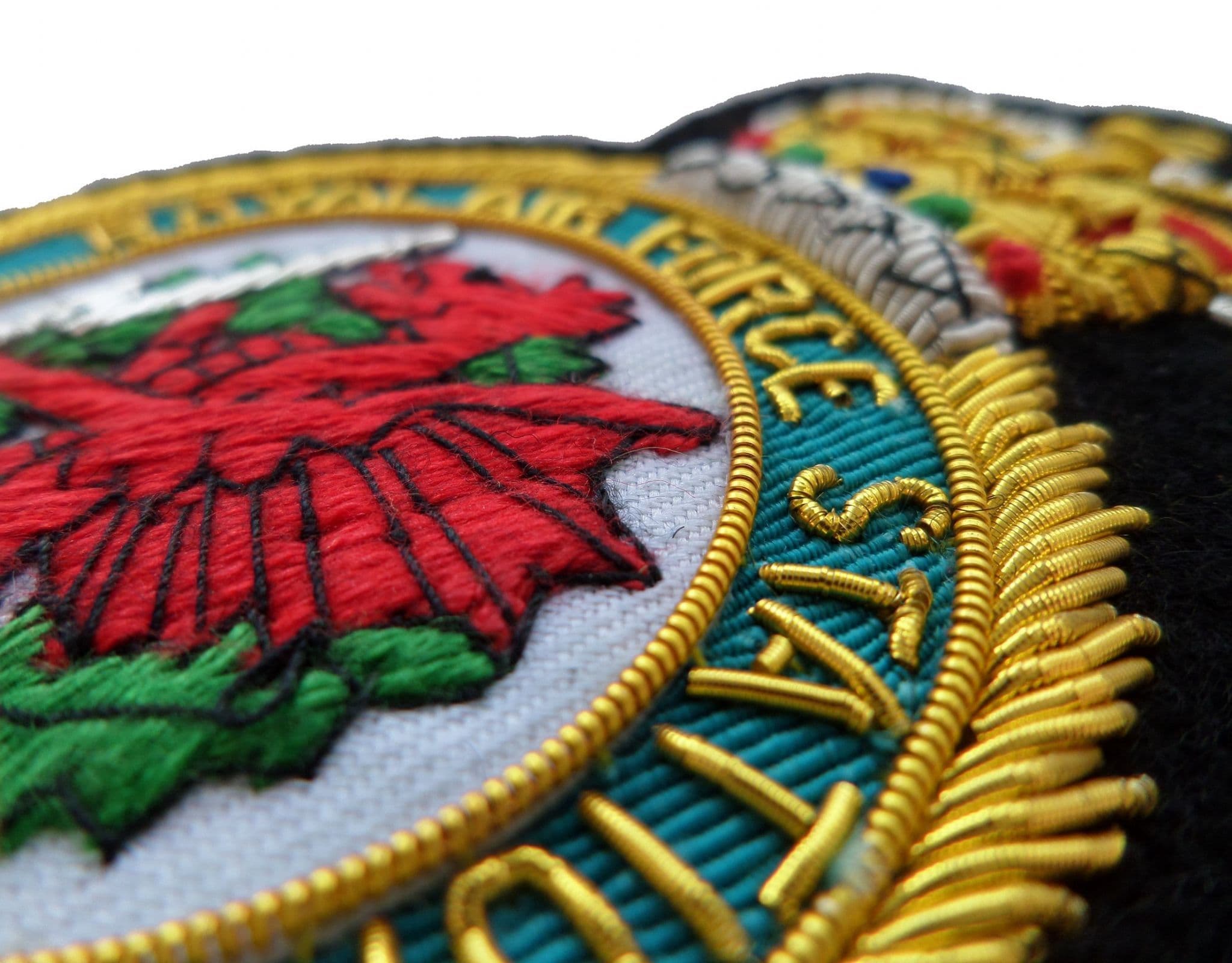 RAF St Athan Royal Air Force RAF Embroidered Blazer GOLD WIRED Patch