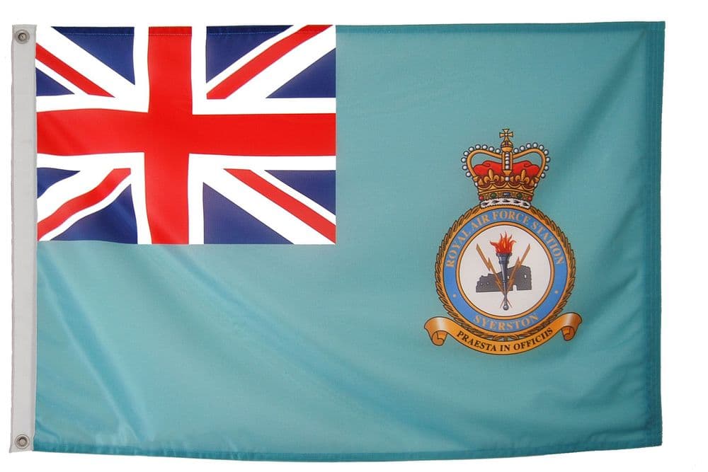 RAF Syerston Royal Air Force Station Ensign Flag with Eyelets