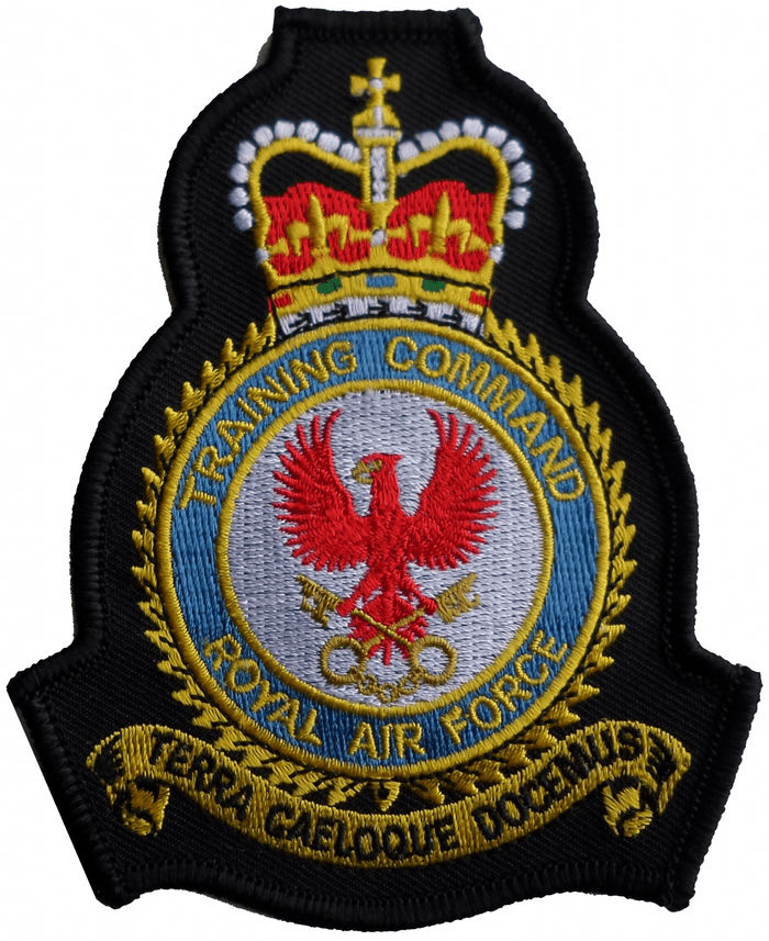 RAF Training Command Royal Air Force MOD Crest Embroidered Patch