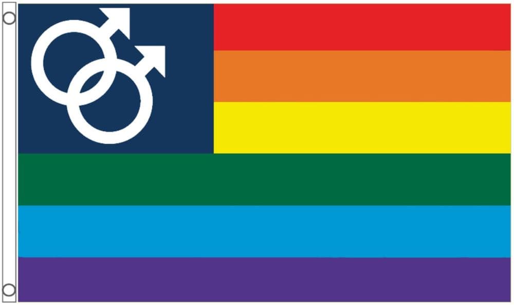 Rainbow Mars Men Polyester 5 x3 Flag