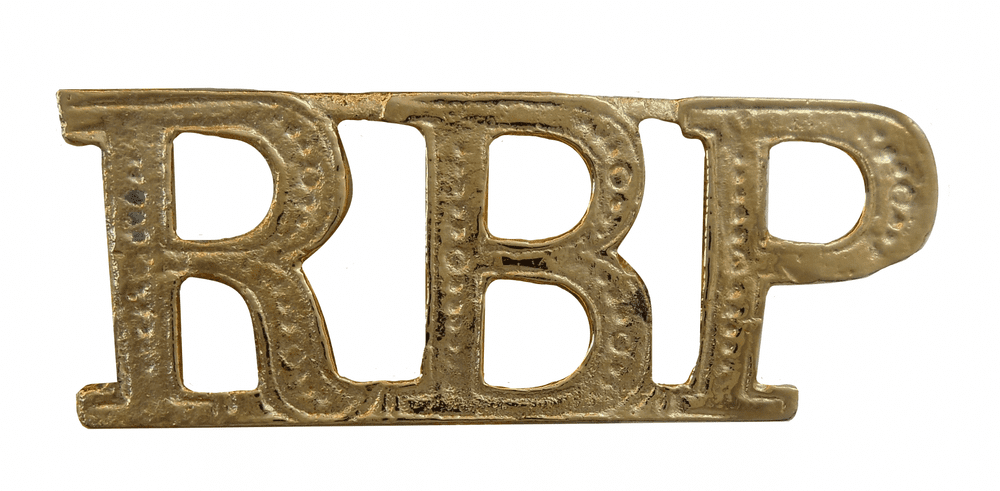 RBP Gilt Abbreviation For Royal Black Preceptory Collarette - WG044