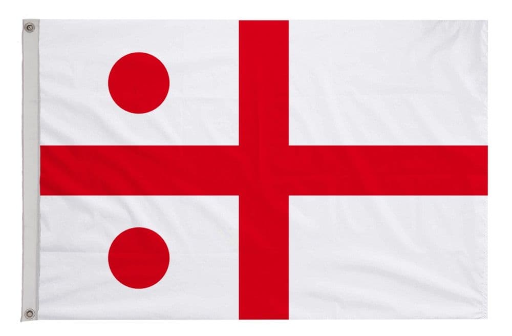 Rear Admiral 2 Star Royal Navy RN Flag with Eyelets