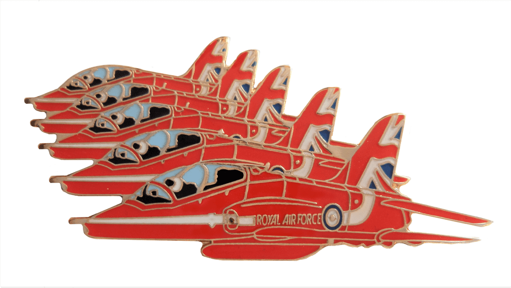 Red Arrrows BAE Systems Hawk T1 5 Aircraft Formation Royal Air Force ...