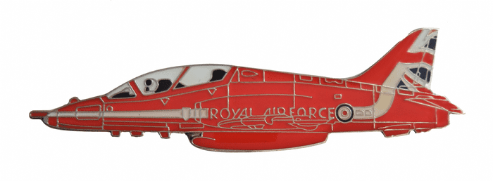 Red Arrrows BAE Systems Hawk T1 Royal Air Force RAF Pin Badge