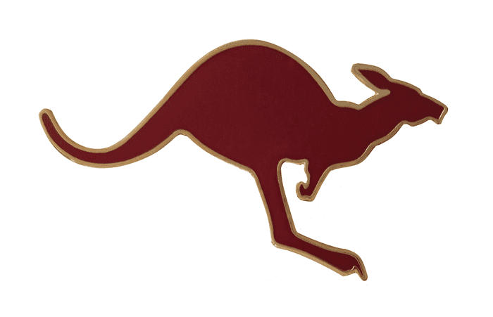 Red Kangaroo Royal Australian Navy RAN Insignia Pin Badge
