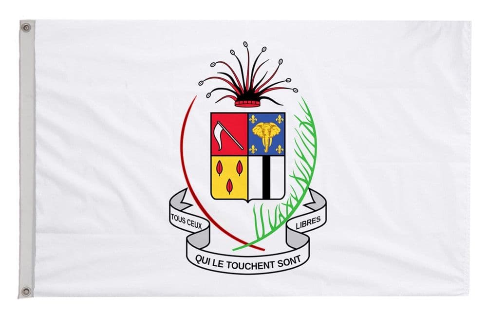 Republic of the Congo Capital City Brazzaville Flag with Eyelets