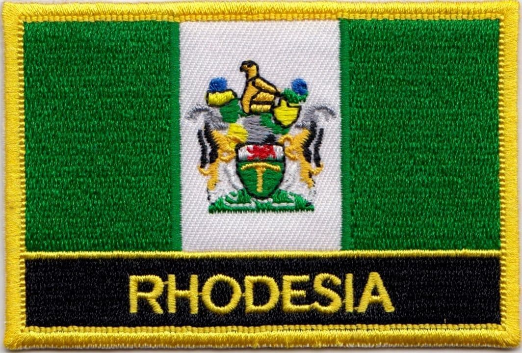 Rhodesia 1968 to 1979 Embroidered Rectangular Patch