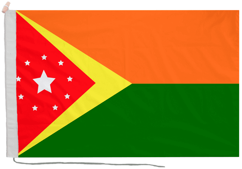 Rincón Puerto Rico Flag with Rope & Toggle