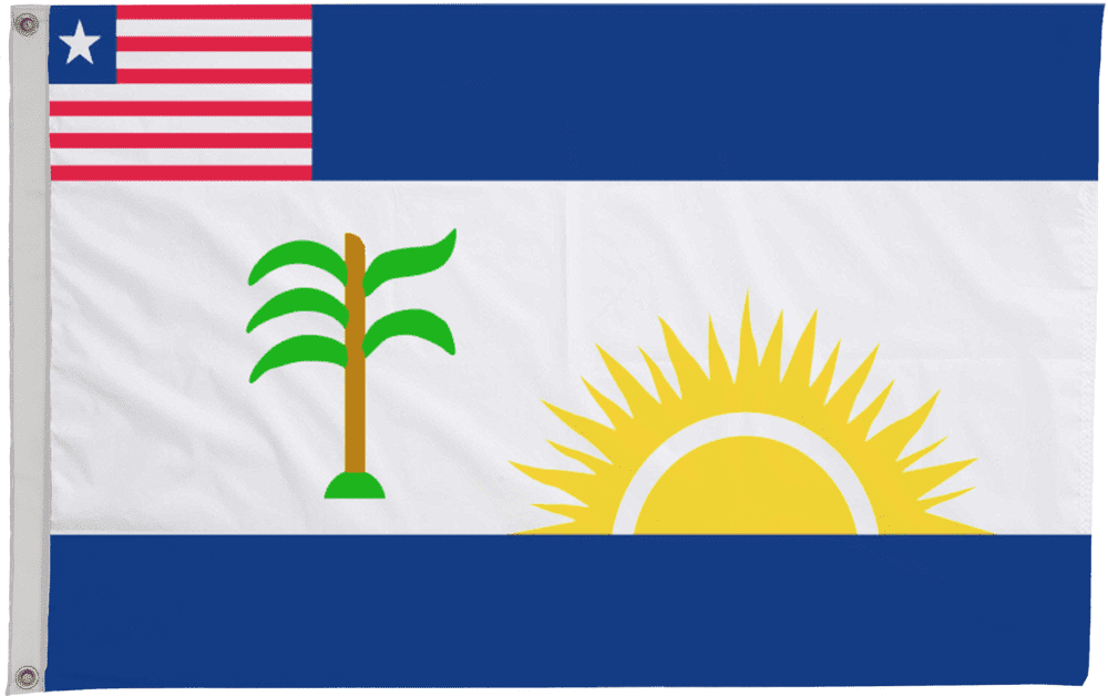Rivercess Liberia Flag with Eyelets