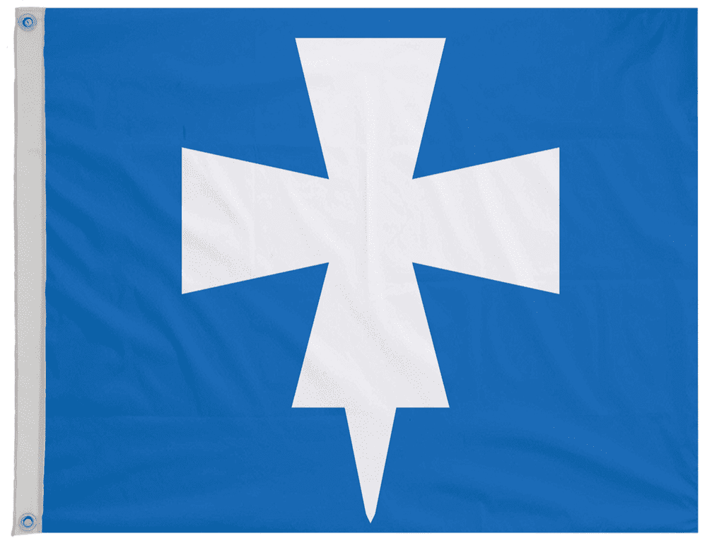 Rogaland County Norway Flag with Eyelets