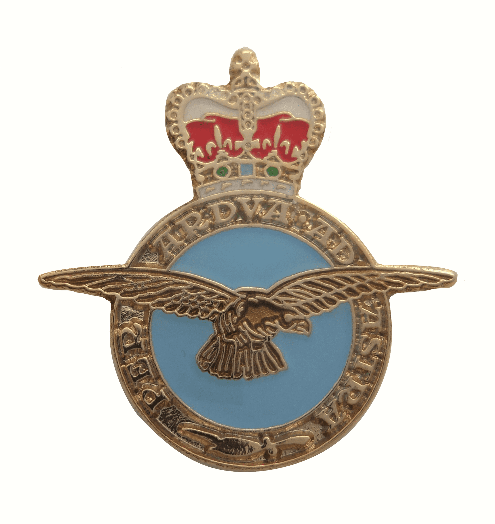 Royal Air Force RAF Crest Shaped Pin Badge