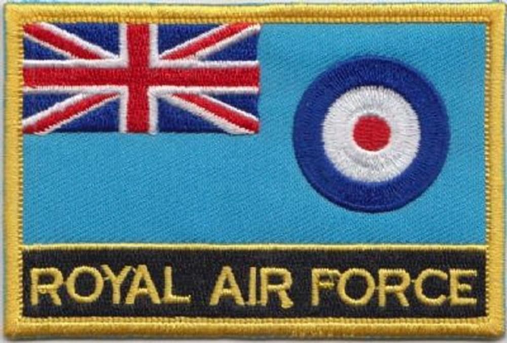 Royal Air Force RAF Ensign Flag Embroidered Patch