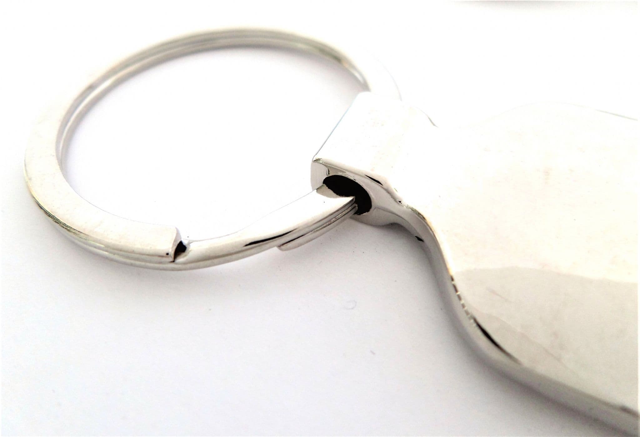Royal Air Force RAF Gilt Wings Brushed Steel Key Fob - KM18