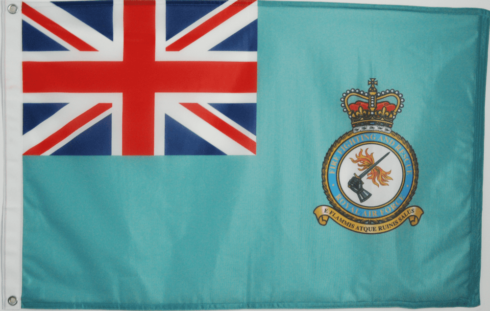 Royal Air Force Rescue and Firefighting Service RAF Ensign Flag with ...
