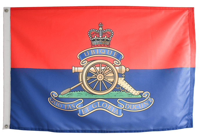 Royal Artillery British Army Flag with Eyelets
