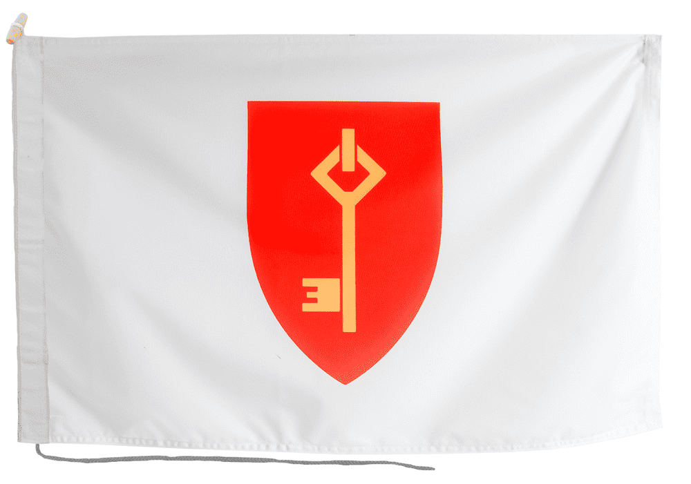 Royal Gibraltar Regiment British Army Flag with Rope & Toggle