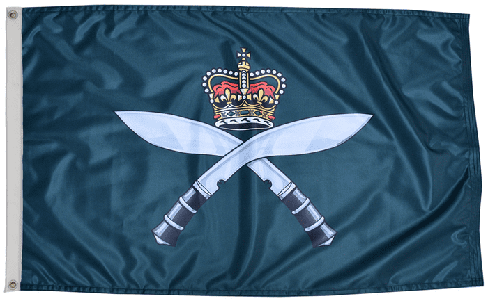 Royal Gurkha Rifles British Army Flag with Eyelets