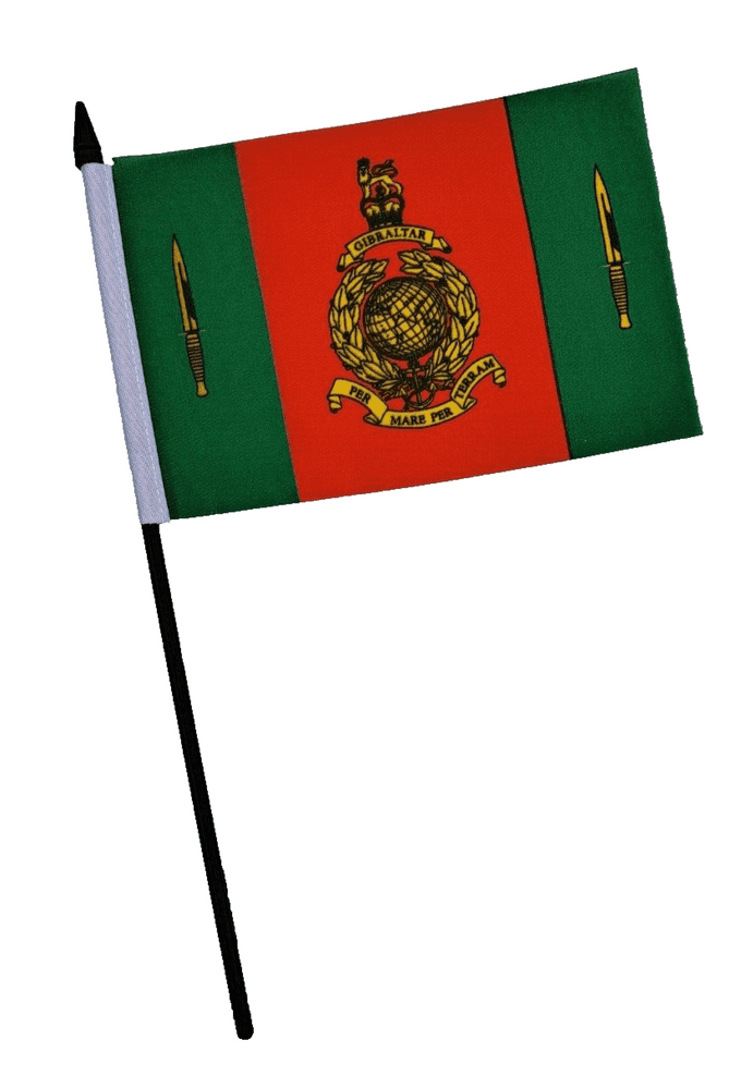 Royal Marines Commando Training Small Hand Waving Flag