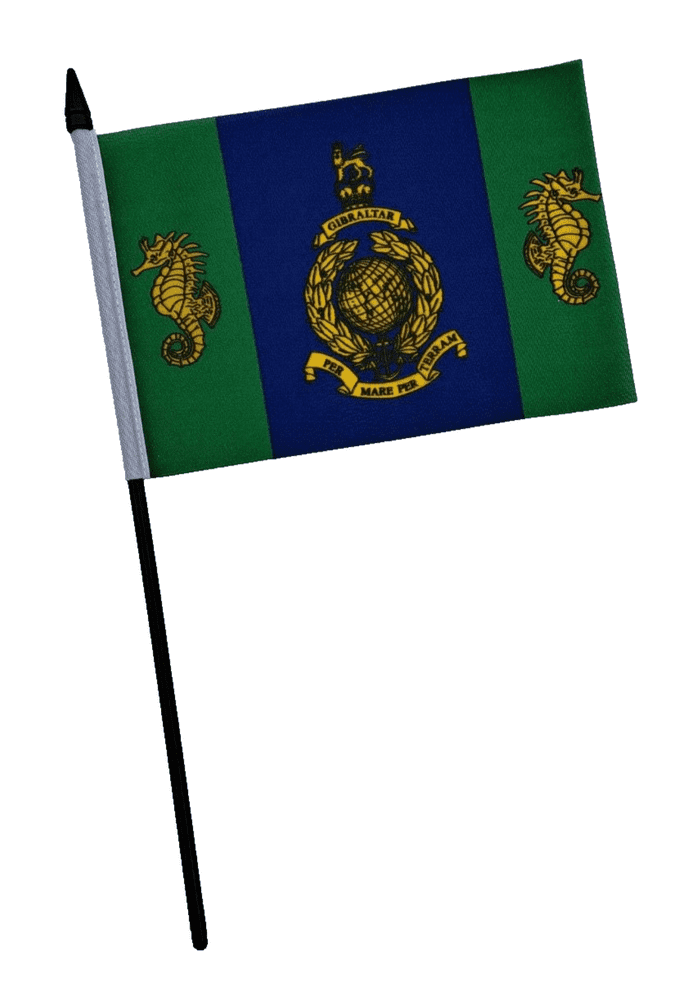 Royal Marines Logistics Regiment Small Hand Waving Flag