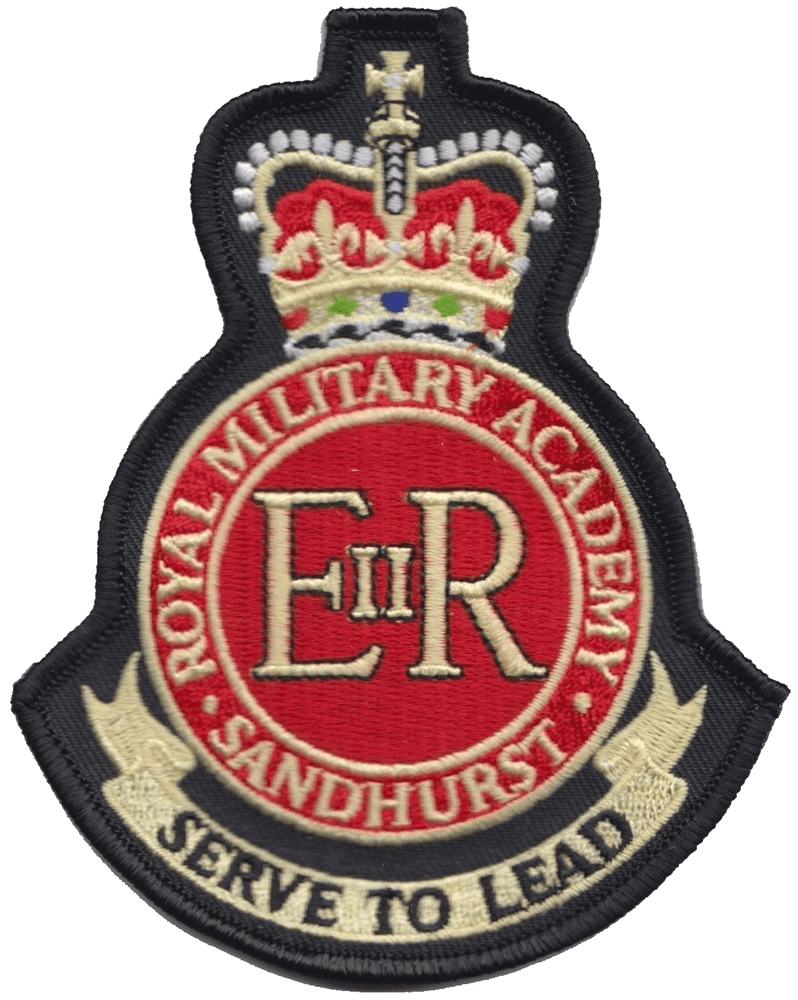 Royal Military Academy Sandhurst British Army Crest MOD Embroidered Patch