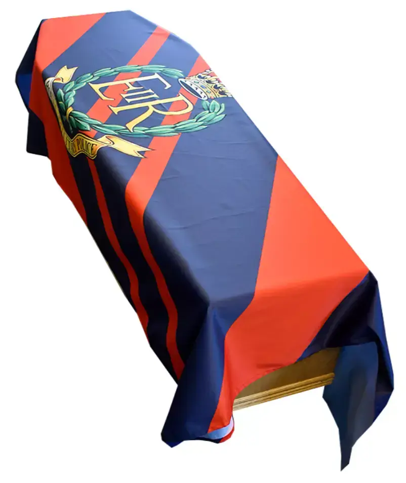 ROYAL MILITARY POLICE BRITISH ARMY FLAG PREMIUM COFFIN DRAPE