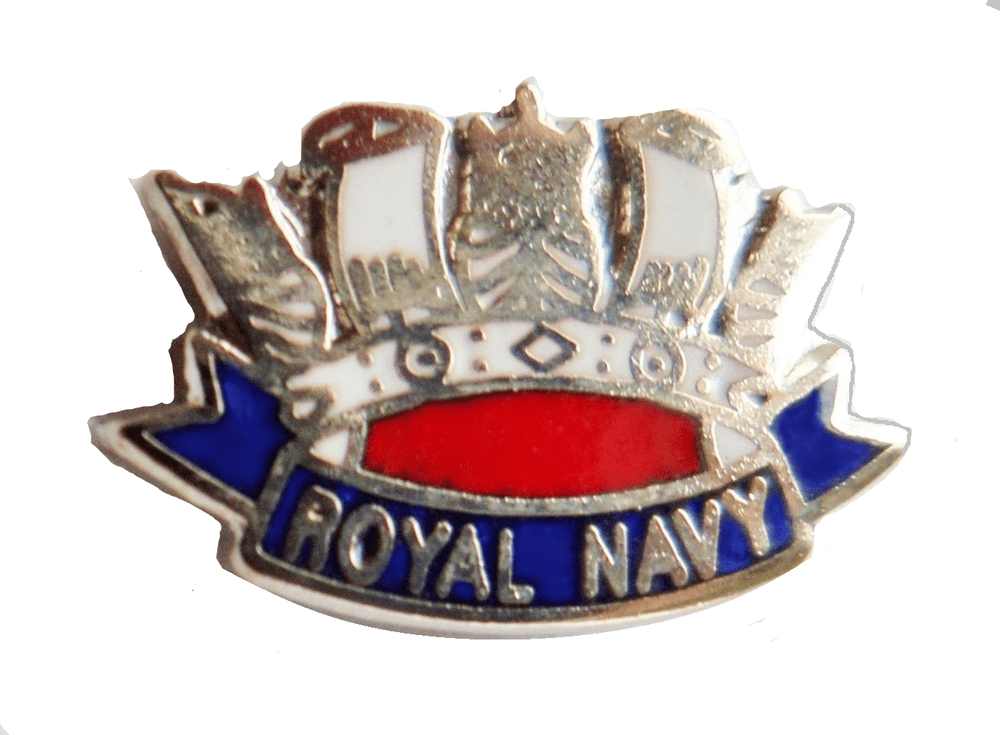 Royal Navy RN Crown Small Pin Badge - MOD Approved - M3
