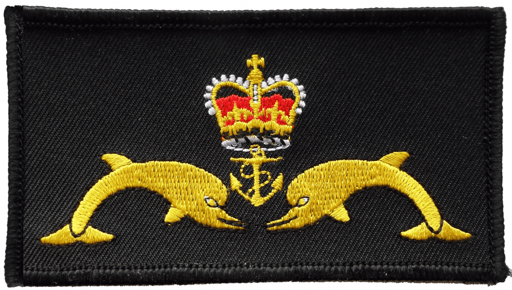 Royal Navy RN Submarine Service Dolphins MOD Approved Embroidered Patch