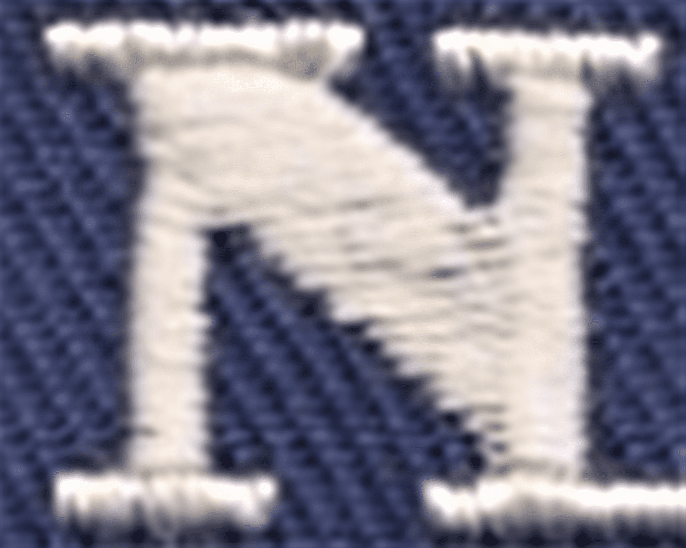 Royal Navy RN White Ensign Double-Sided Embroidered Cloth Keyring