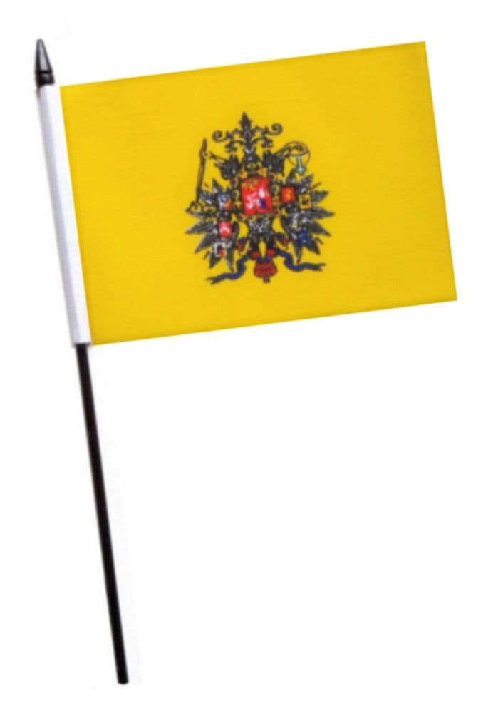 Russia Imperial Standard 1858 to 1917 Small Hand Waving Flag
