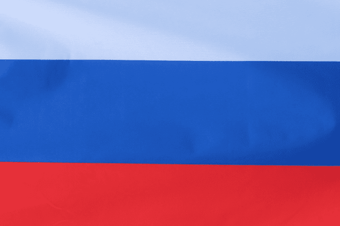 Russian Federation Flag with Eyelets