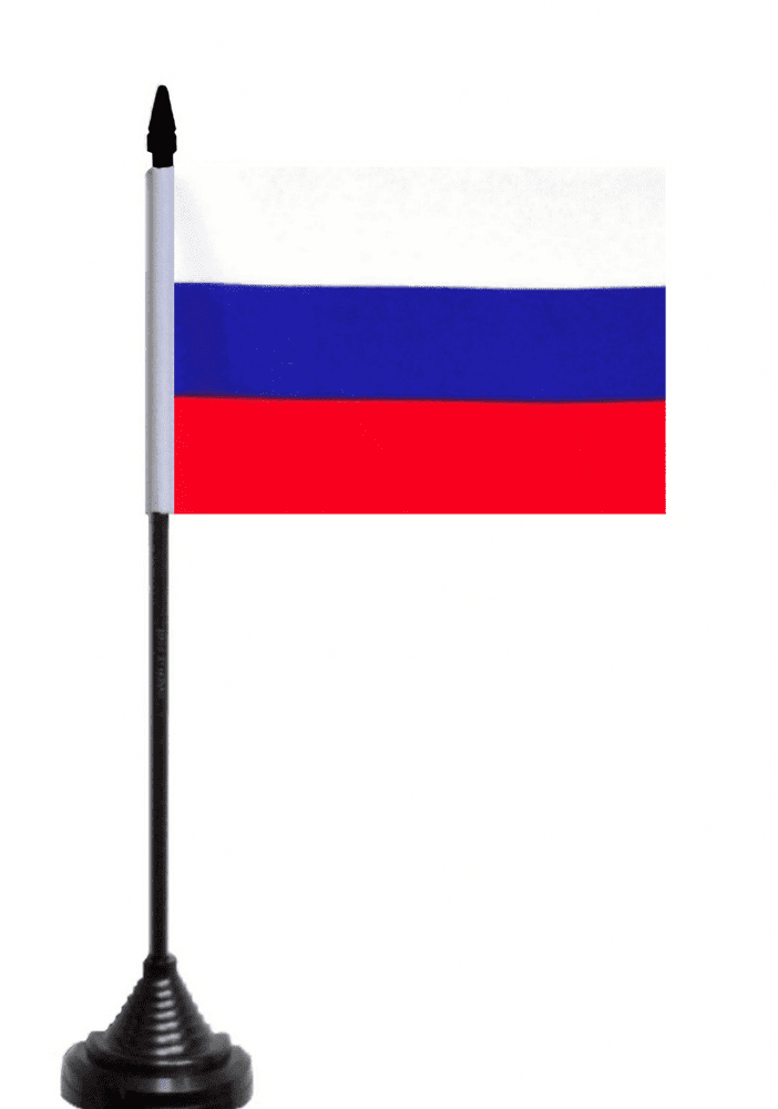 Russian Federation Russia Table Flag