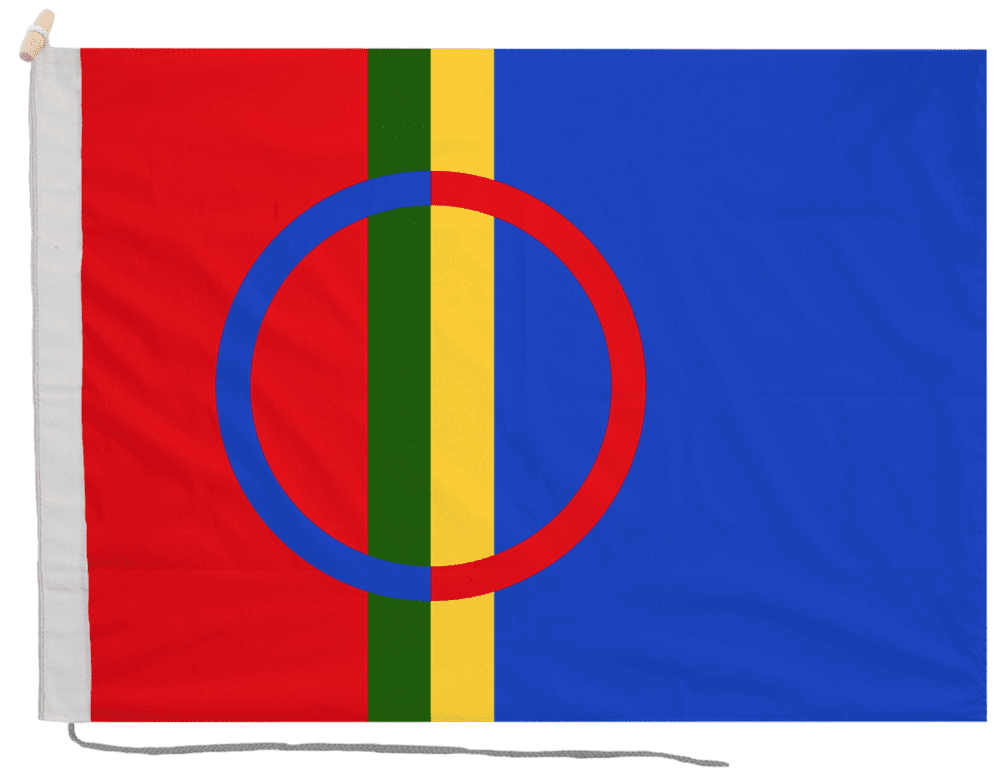 Sámi People Flag with Rope & Toggle