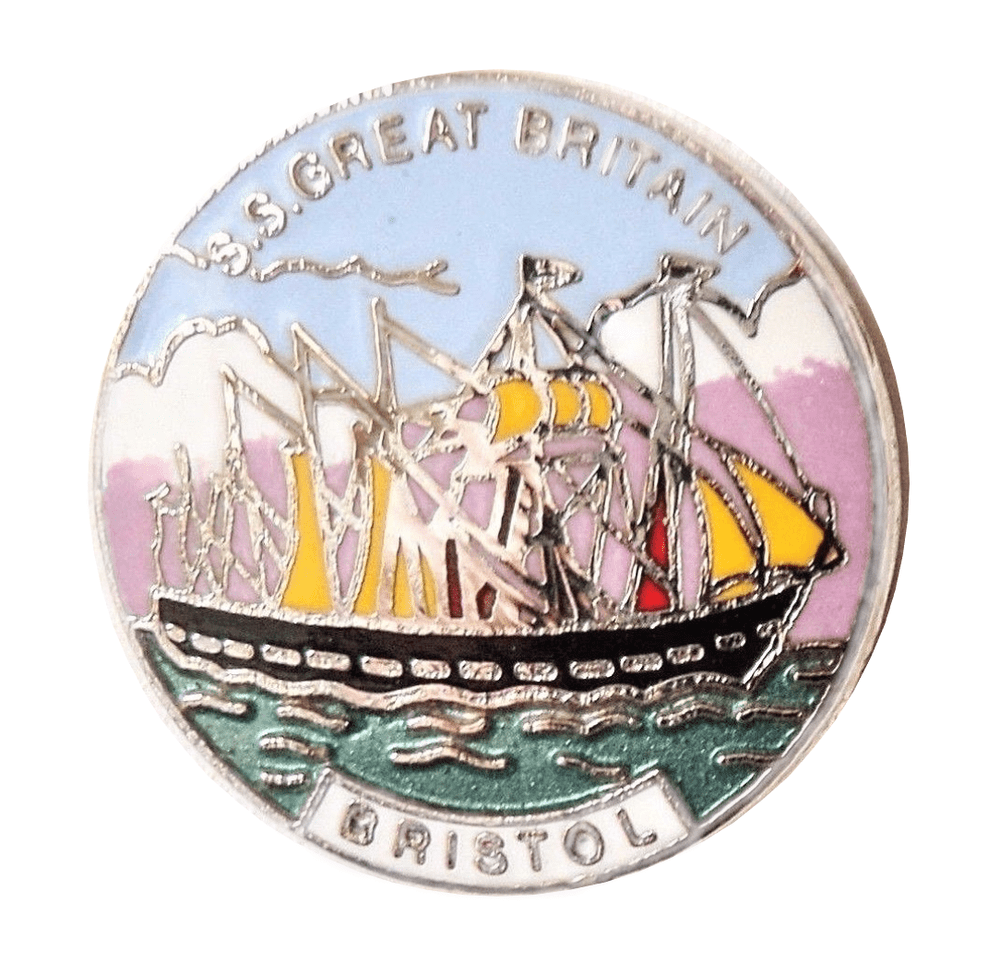 S S Great Britain Bristol Pin Badge
