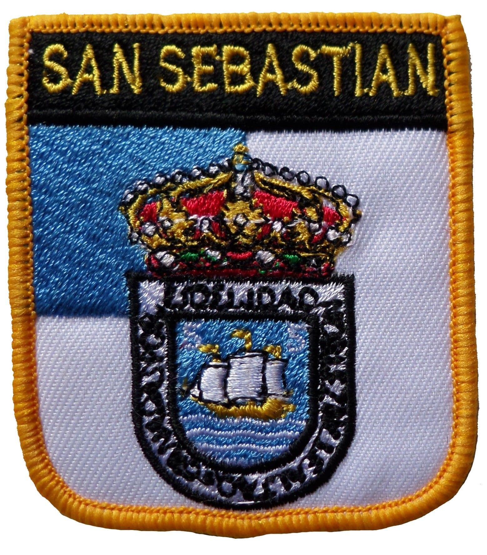 San Sebastian Donostia Spain Shield Embroidered Patch