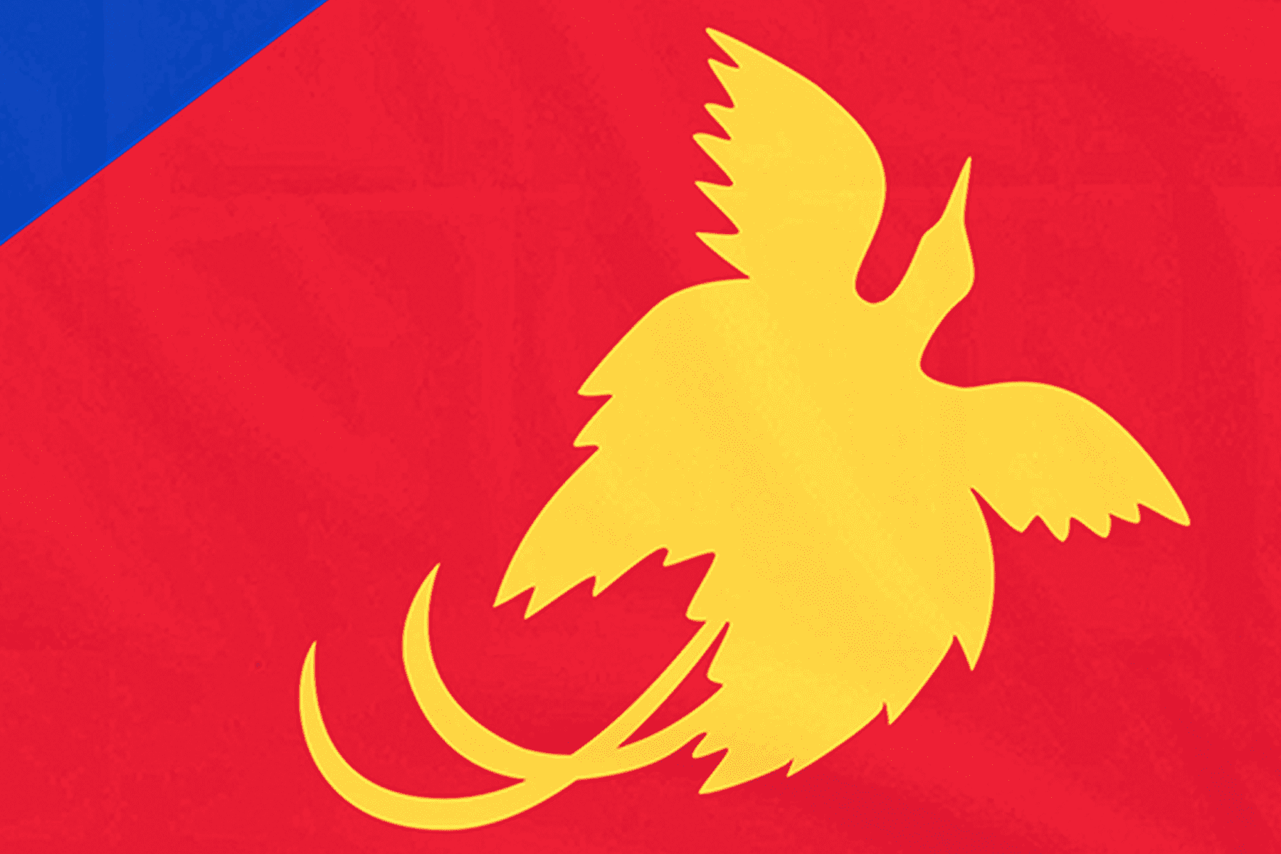 Sandaun Province Papua New Guinea Flag with Rope & Toggle