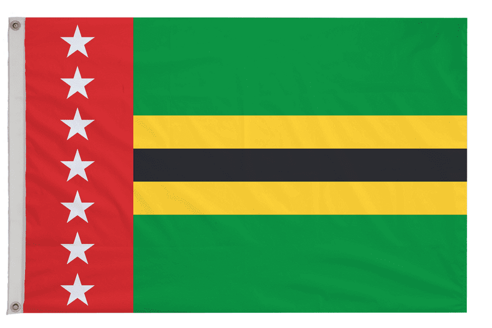 Santander Department Colombia Flag with Eyelets