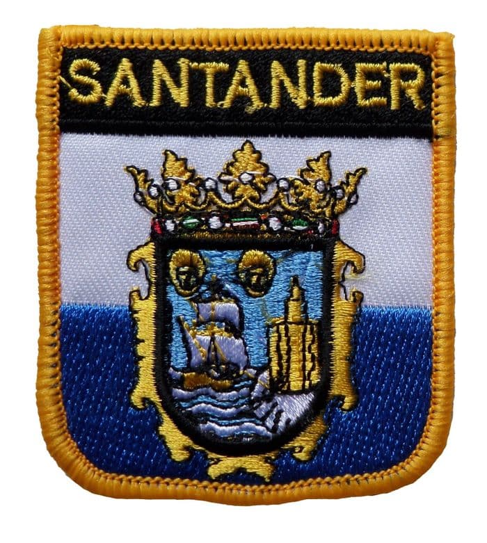 Santander Spain Shield Embroidered Patch