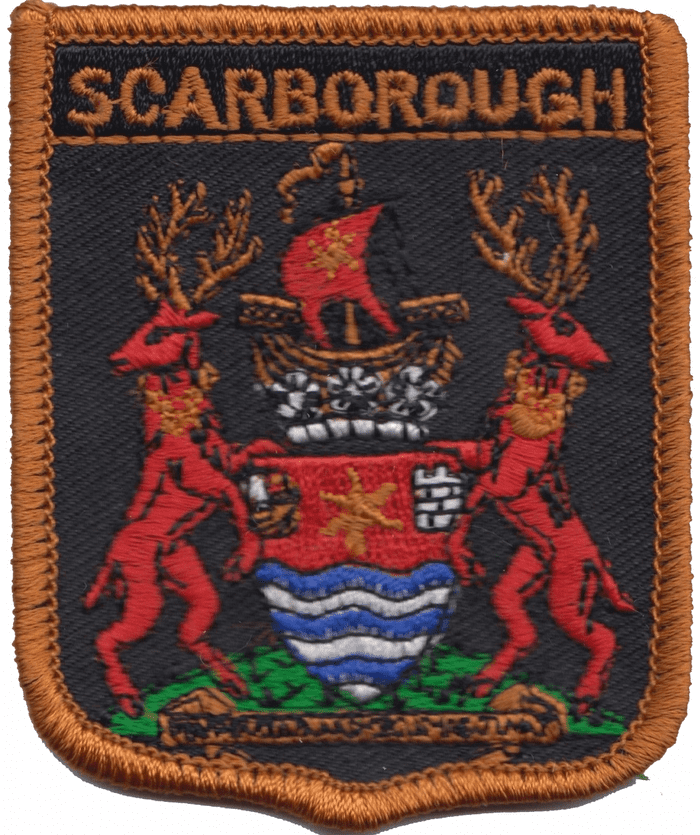 Scarborough Crest Embroidered Patch a333