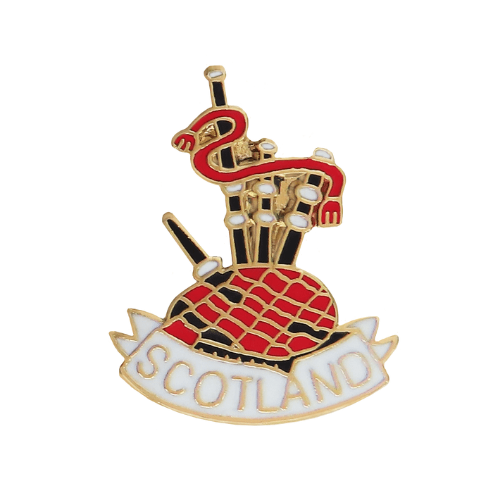 Scotland Bagpipes Pin Badge